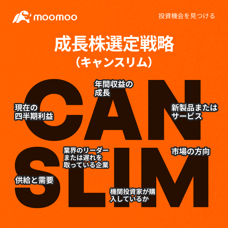 成長株から有望銘柄を選定する方法：CANSLIM
