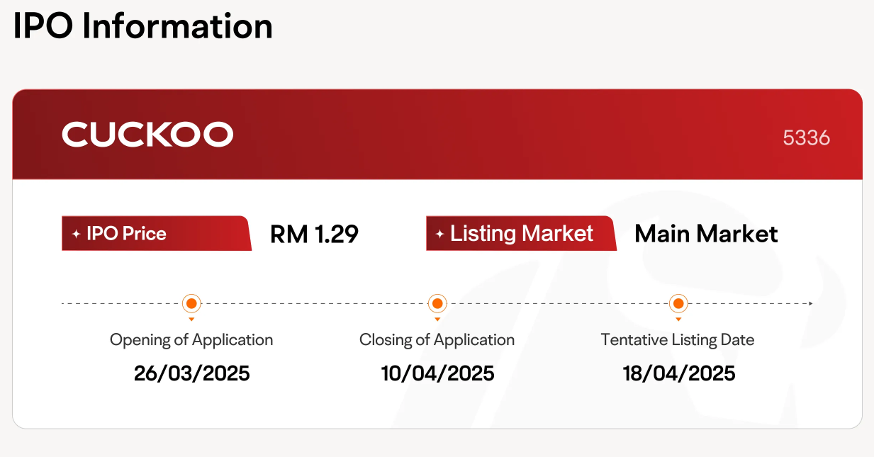 How to Invest in Cuckoo IPO in Malaysia